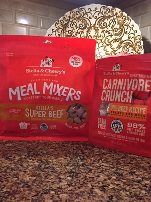 Stella and Chewy's Raw Coated Kibble - Two Adorable Labs