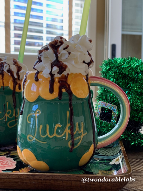 Root Beer Float With Chocolate Syrup - Two Adorable Labs