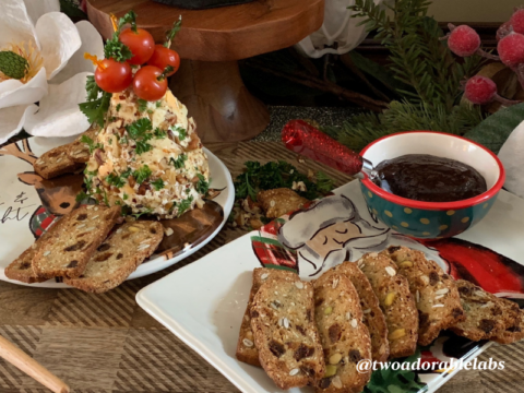 Cream Cheese Christmas Tree - Two Adorable Labs