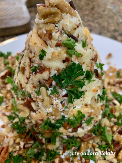 Cream Cheese Christmas Tree - Two Adorable Labs
