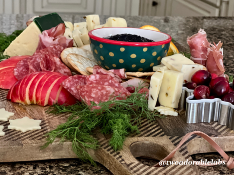 How To Make A Meat And Cheese Tray Shaped Into A Christmas Tree - Two ...