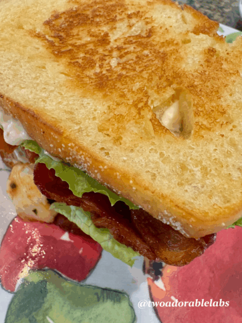 A Sweet Spin On A Classic BLT - Two Adorable Labs